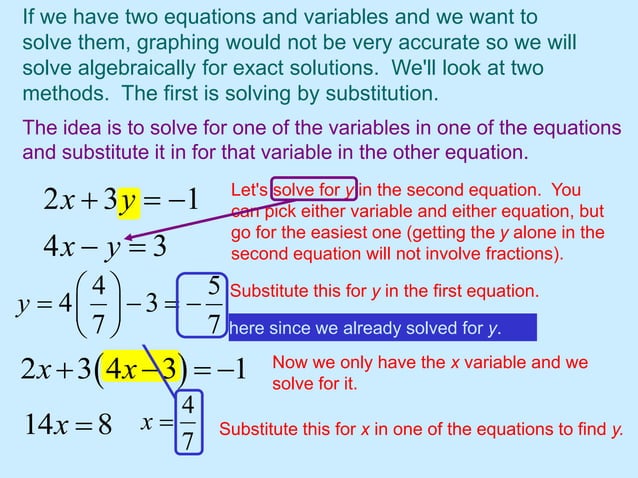 Lecture 10a system of linear equations | PPT
