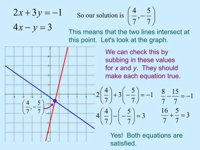 Lecture 10a system of linear equations | PPT