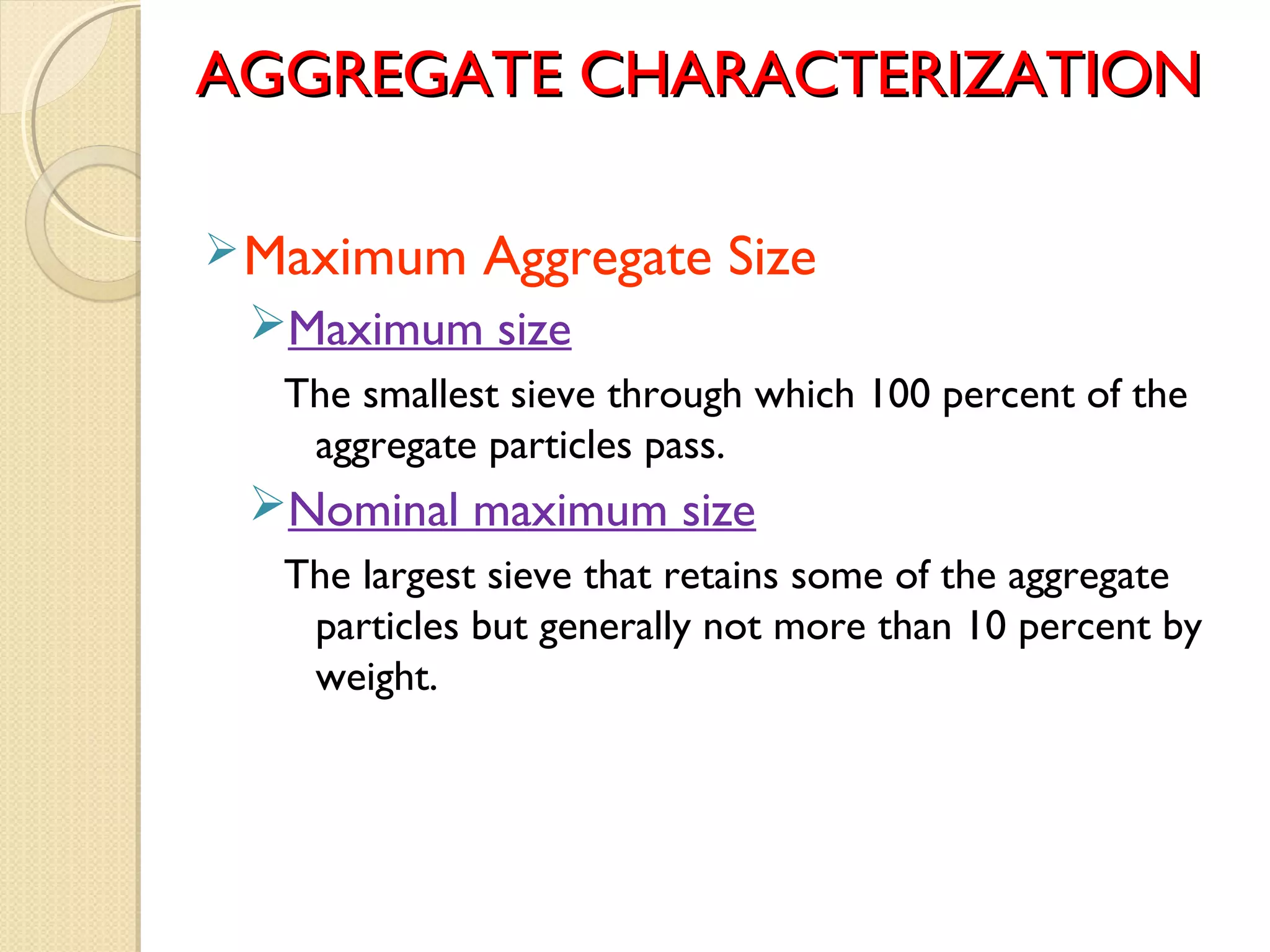 ROAD AGGREGATES 01 | PPT