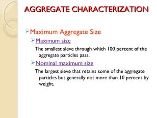 ROAD AGGREGATES 01 | PPT