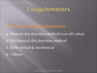 Lecture 10 Coagulometers instrument .pdf