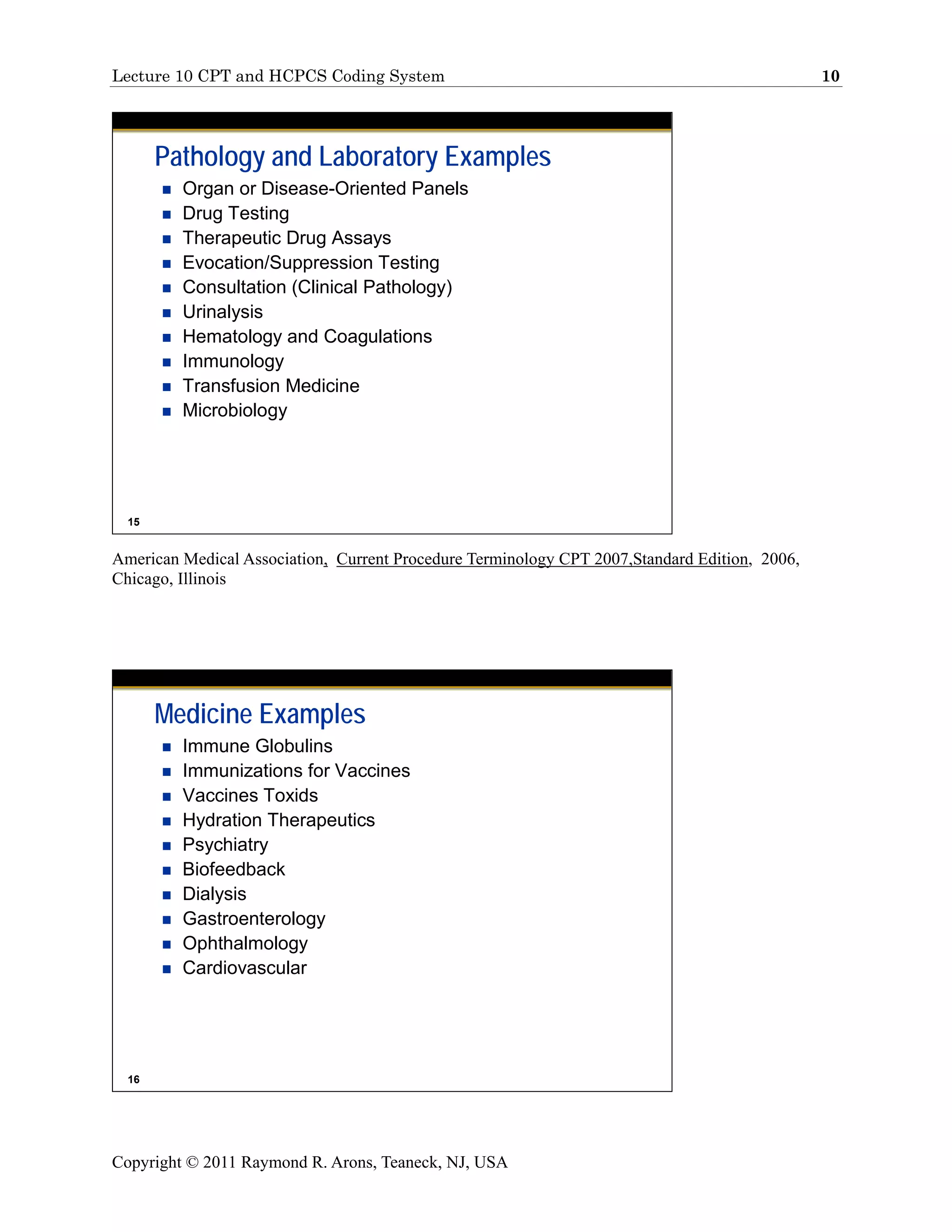 CPT and HCPCS Coding | PDF