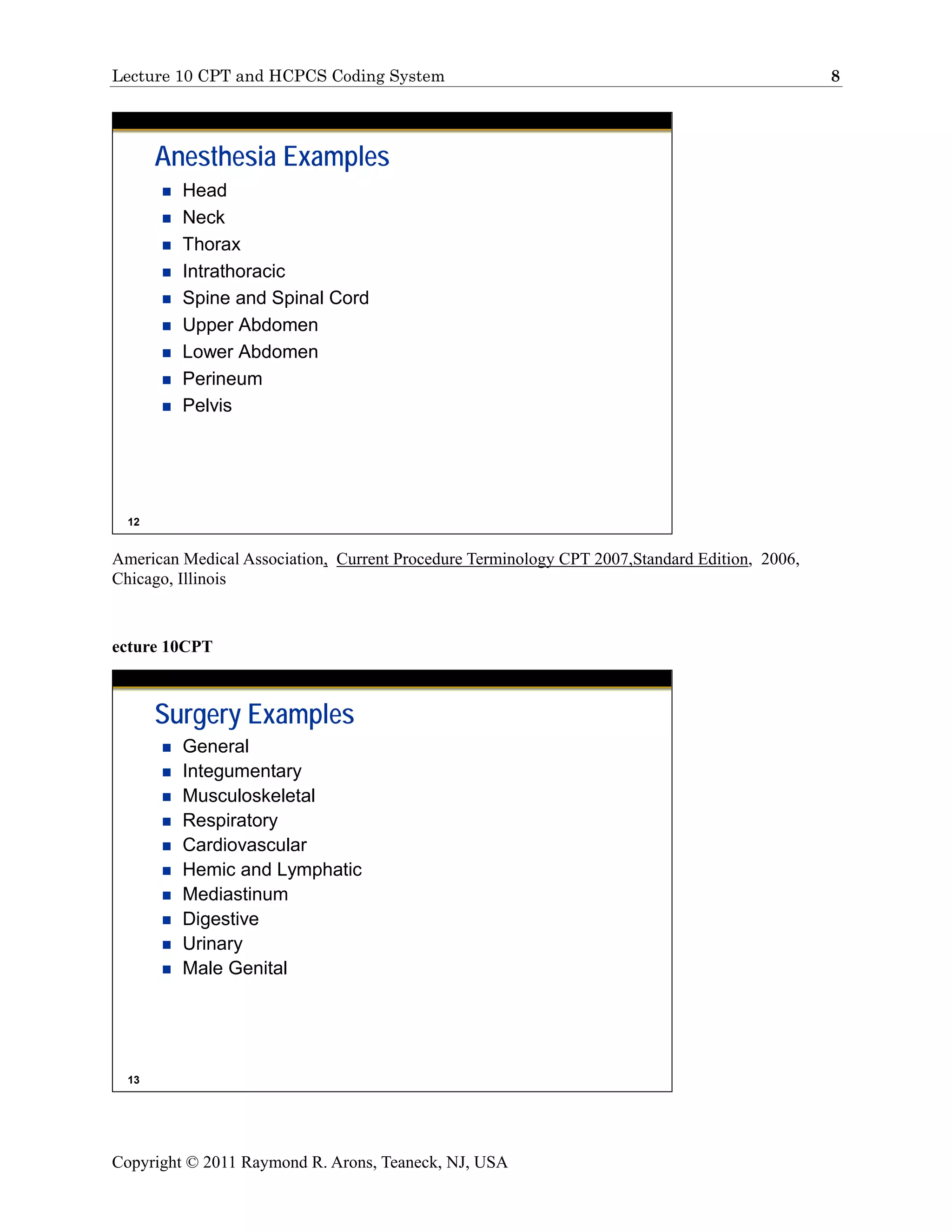 CPT and HCPCS Coding | PDF
