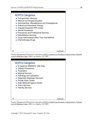 CPT and HCPCS Coding | PDF