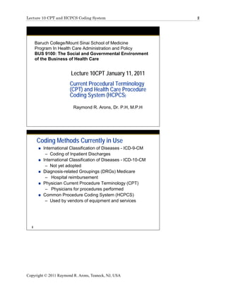 CPT and HCPCS Coding | PDF