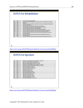 CPT and HCPCS Coding | PDF