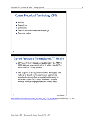 CPT and HCPCS Coding | PDF