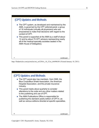 CPT and HCPCS Coding | PDF