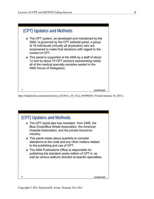 CPT and HCPCS Coding | PDF