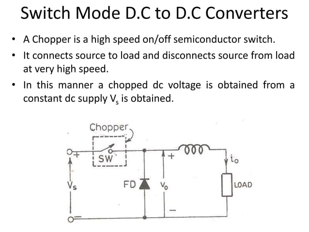 lecture 10 - electrical machines - dc to dc converters 1.pptx | Computer Networking | Computing