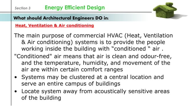 Lecture 10 energy efficient design | PDF | Civil Engineering Industry | Industries