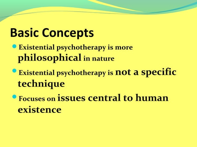 Lecture 10 existential psychotherapy | PPT