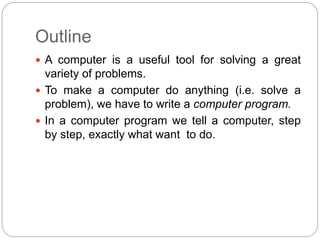 Introduction to Programming | PPT | Free Download