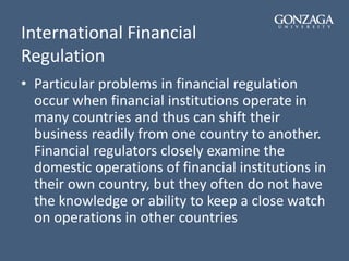 Lecture 10 - Financial Regulation | PPTX