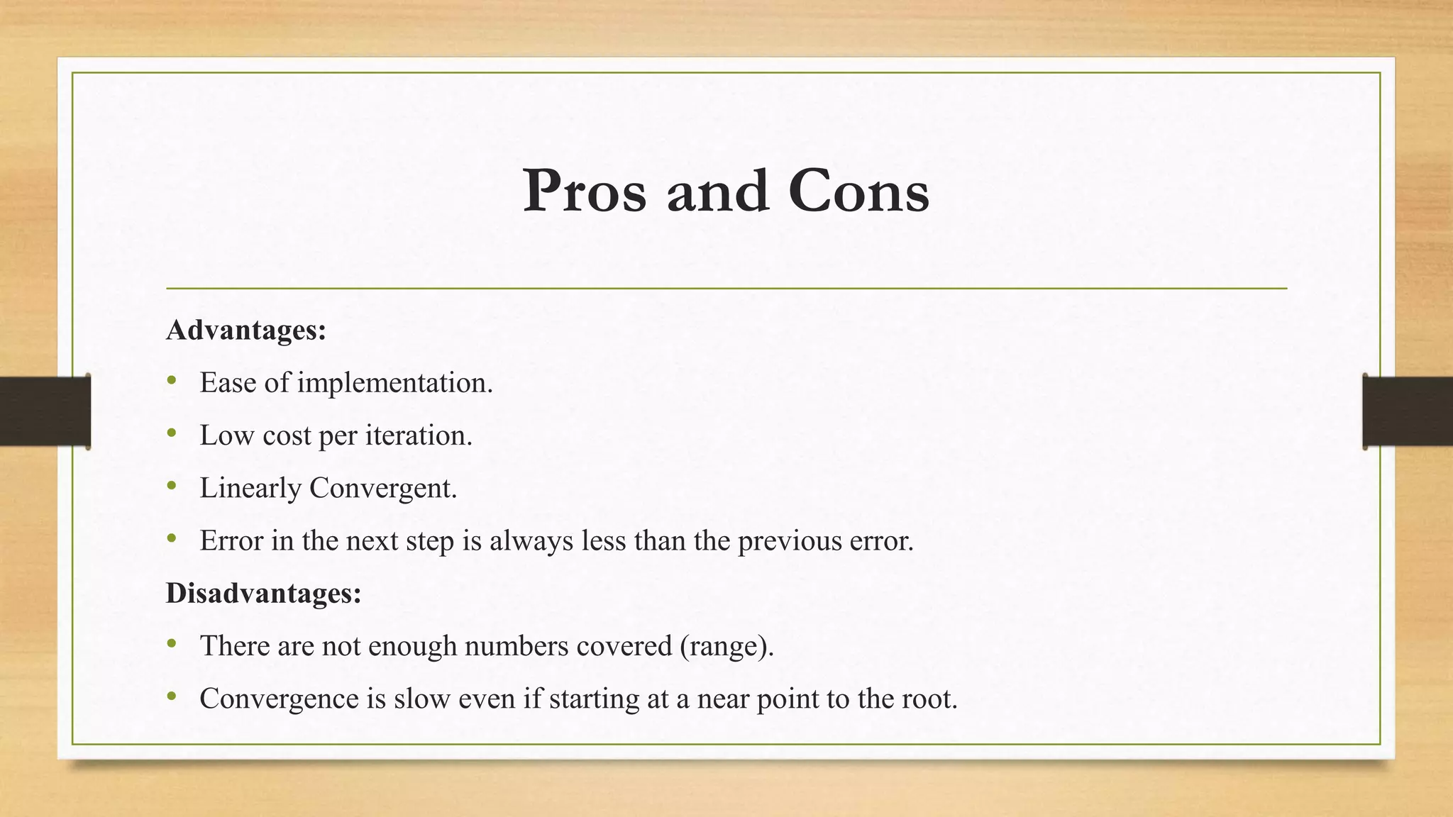 Fixed point Iterative Method | PPT Fixed point Iterative Method | PPT