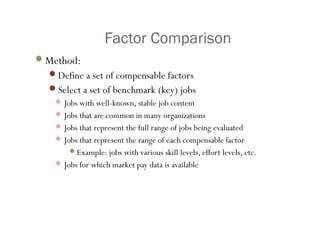 Lecture 10 job evaluation | PPT