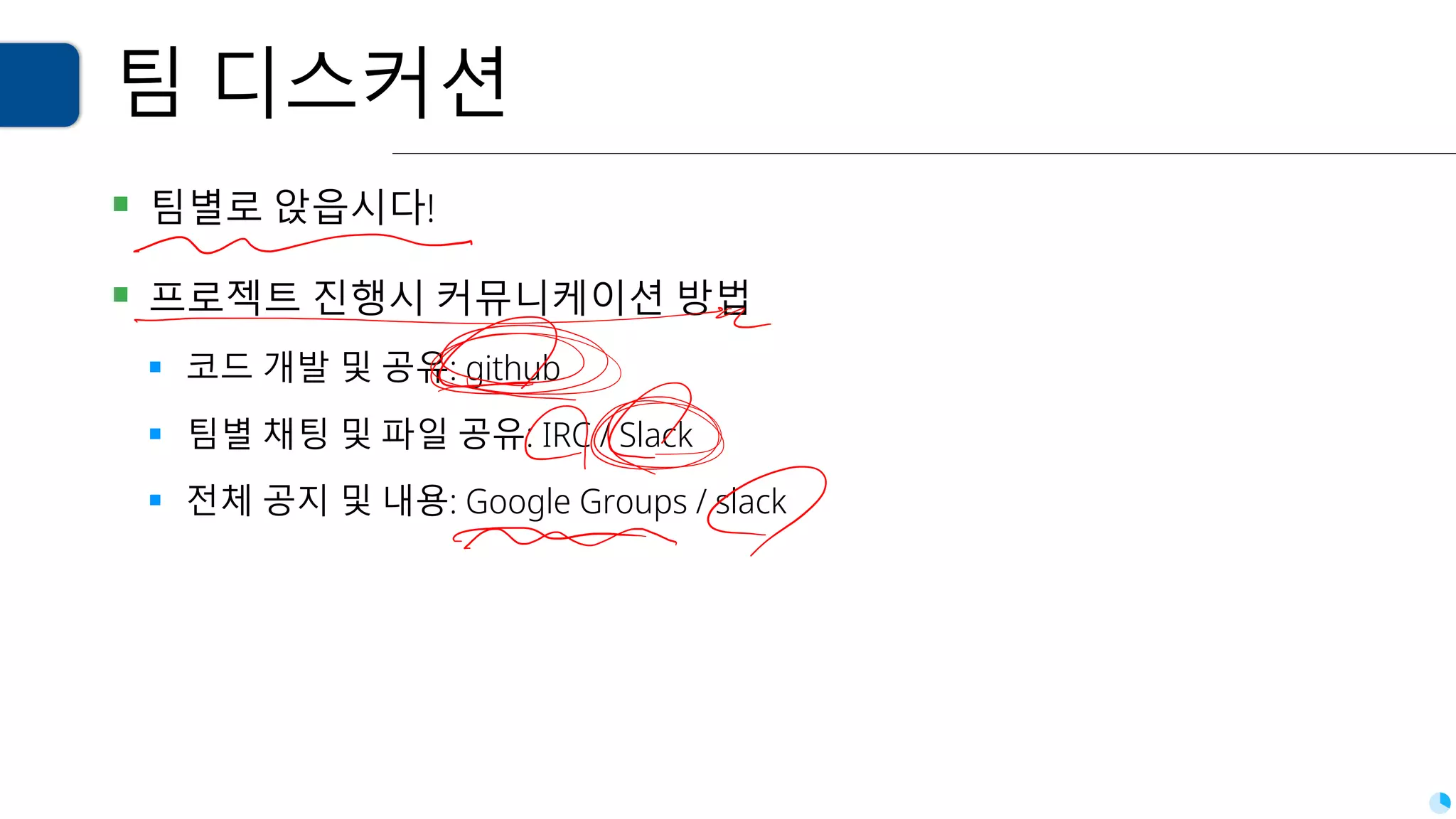 OSS SW Basics Lecture 10: Setting up term project | PPT