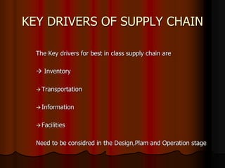 Lecture 10 logistics and supply chain | PDF