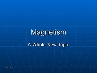 Lecture 10 Magnetism PowerPoint Presentation | PPT