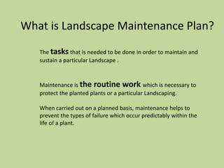 Project 3 - Maintenance Plan | PDF