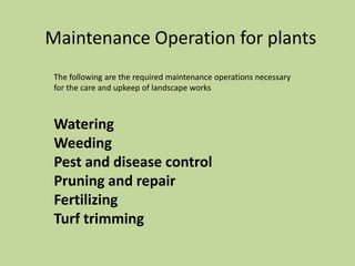 Project 3 - Maintenance Plan | PDF