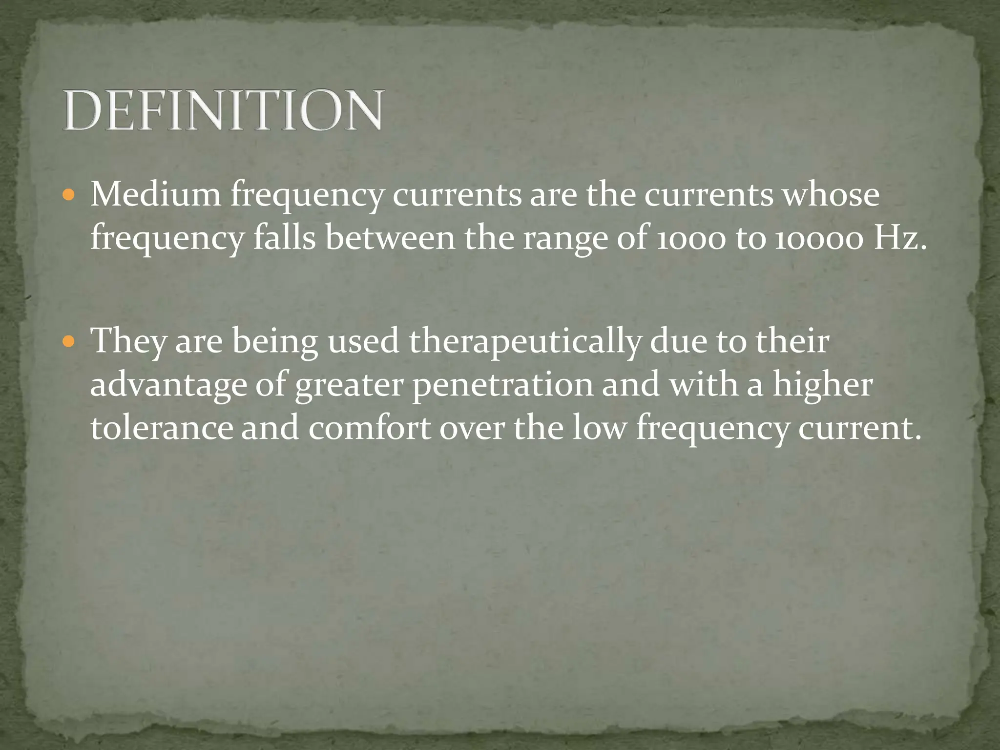 Lecture 10 Medical PhysicsMedium Frequency currents.pptx