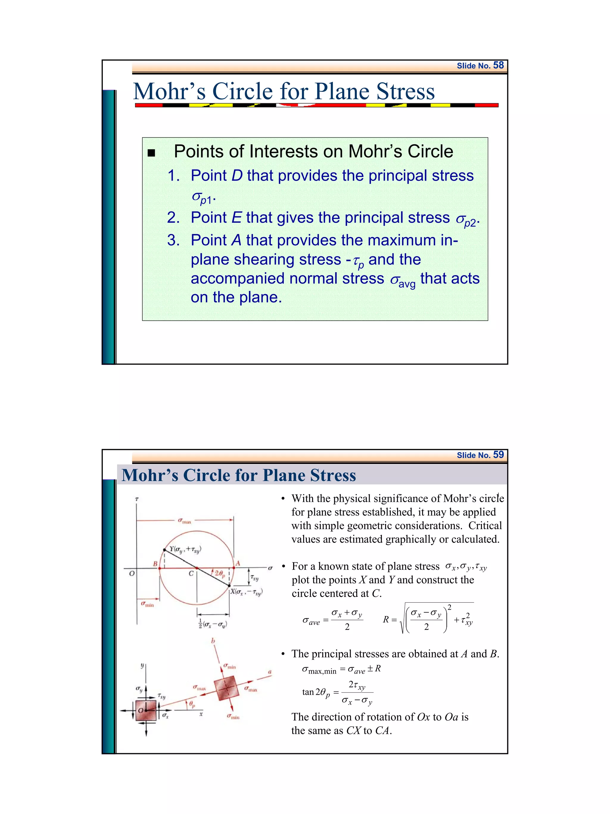 Lecture10 mohr's circle | PDF