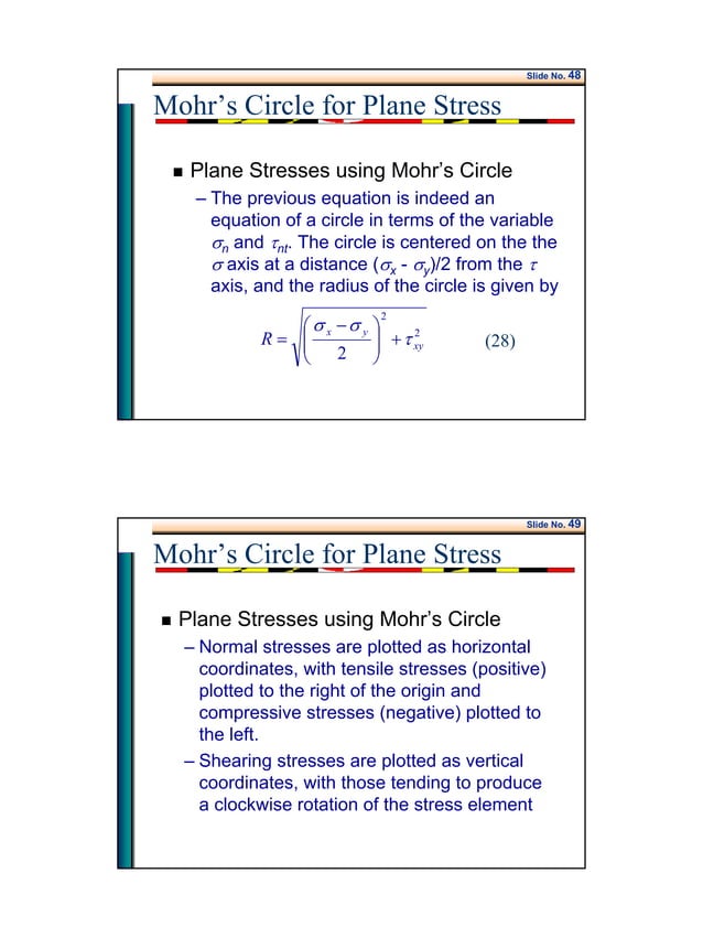 Lecture10 mohr's circle | PDF | Physics | Science