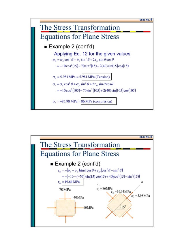 Lecture10 mohr's circle | PDF | Physics | Science
