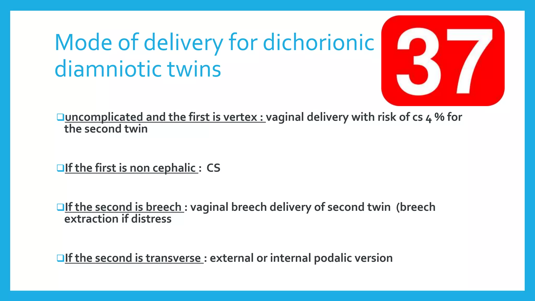 Lecture 10 Multifetal pregnancy | PPTX