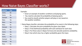 Lecture 10 Naive Bayes Classifier.hdghpptx | PPT