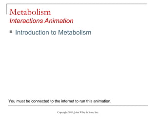 Lecture 10 nutrition and metabolism | PPT
