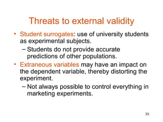 Observation & test marketing | PPT