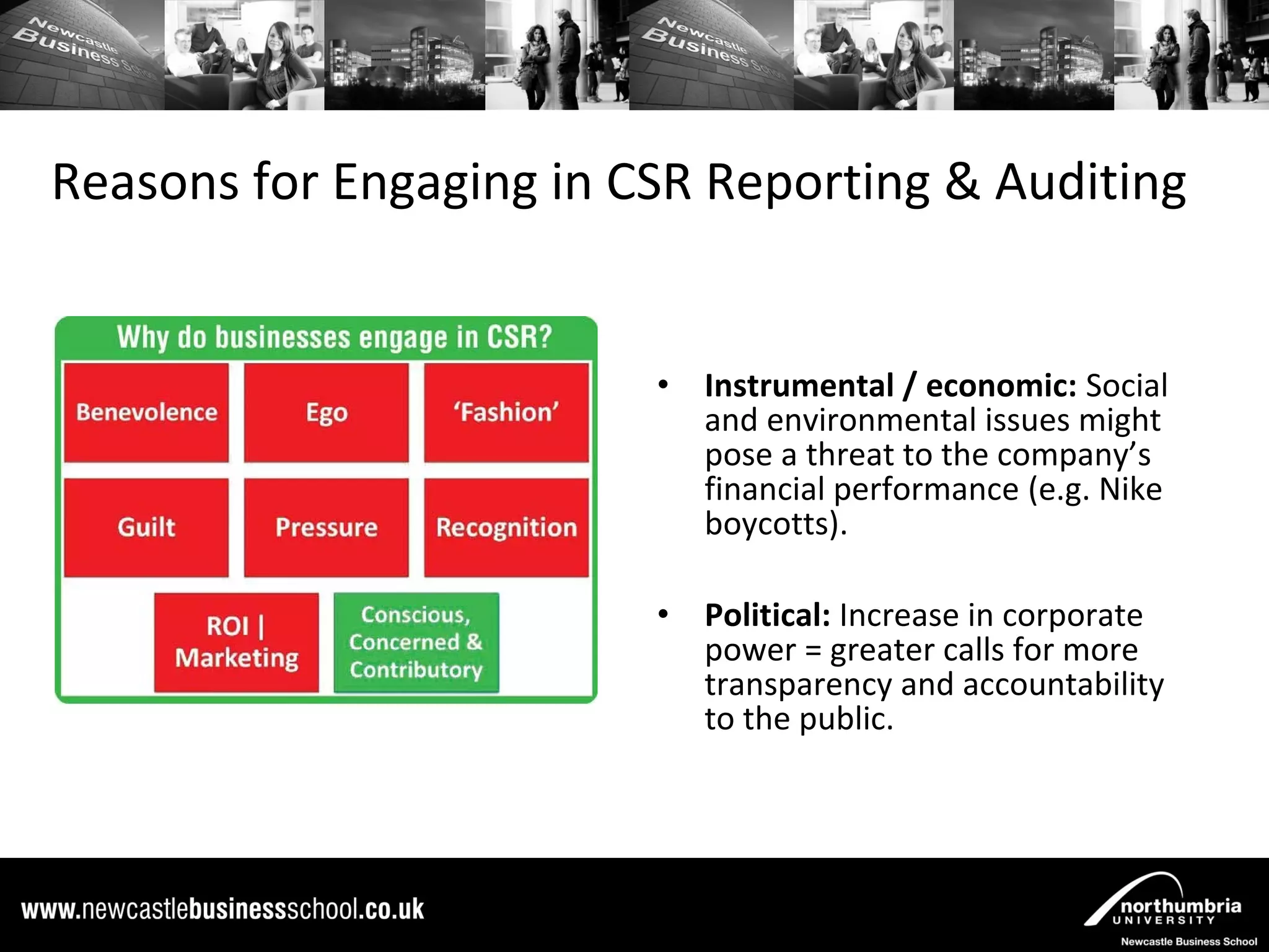 Lecture 10: Good and Bad CSR – A critical perspective | PPT