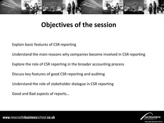 Lecture 10: Good and Bad CSR – A critical perspective | PPT