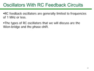 Lecture 10 OSCILLATOR I Electronics Circuit design .PDF