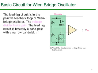 Lecture 10 OSCILLATOR I Electronics Circuit design .PDF