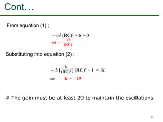 Lecture 10 OSCILLATOR I Electronics Circuit design .PDF