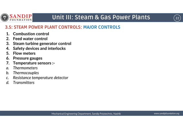 Lecture 10_PPE_Unit 3: Steam and Gas Power Plants | PDF | Home ...