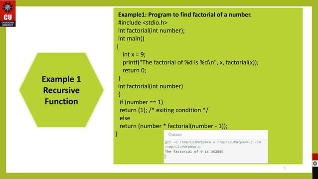Lecture 10 Recursive Function And Macrosppt Programming Languages Computing