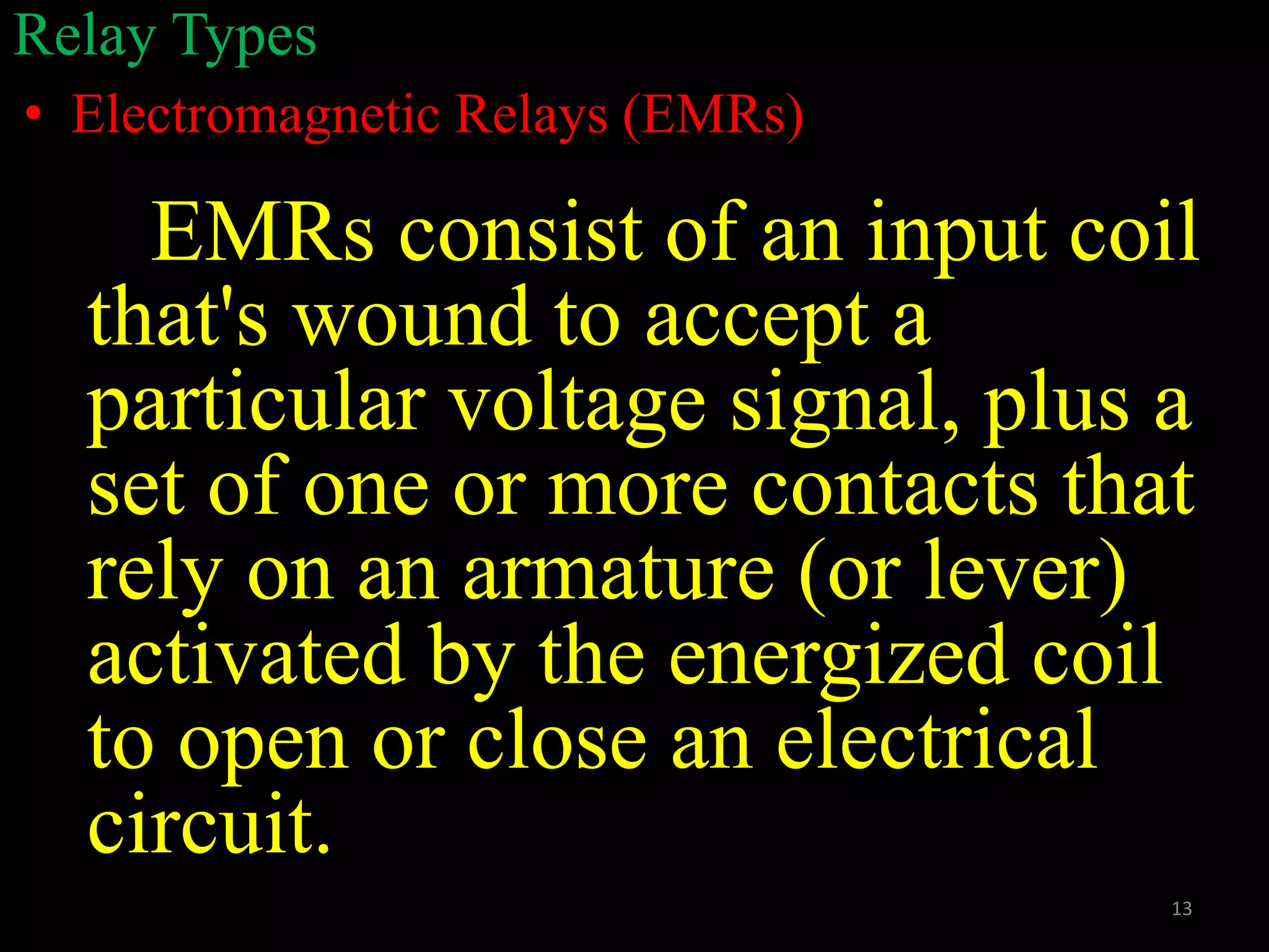 important of relays | PDF