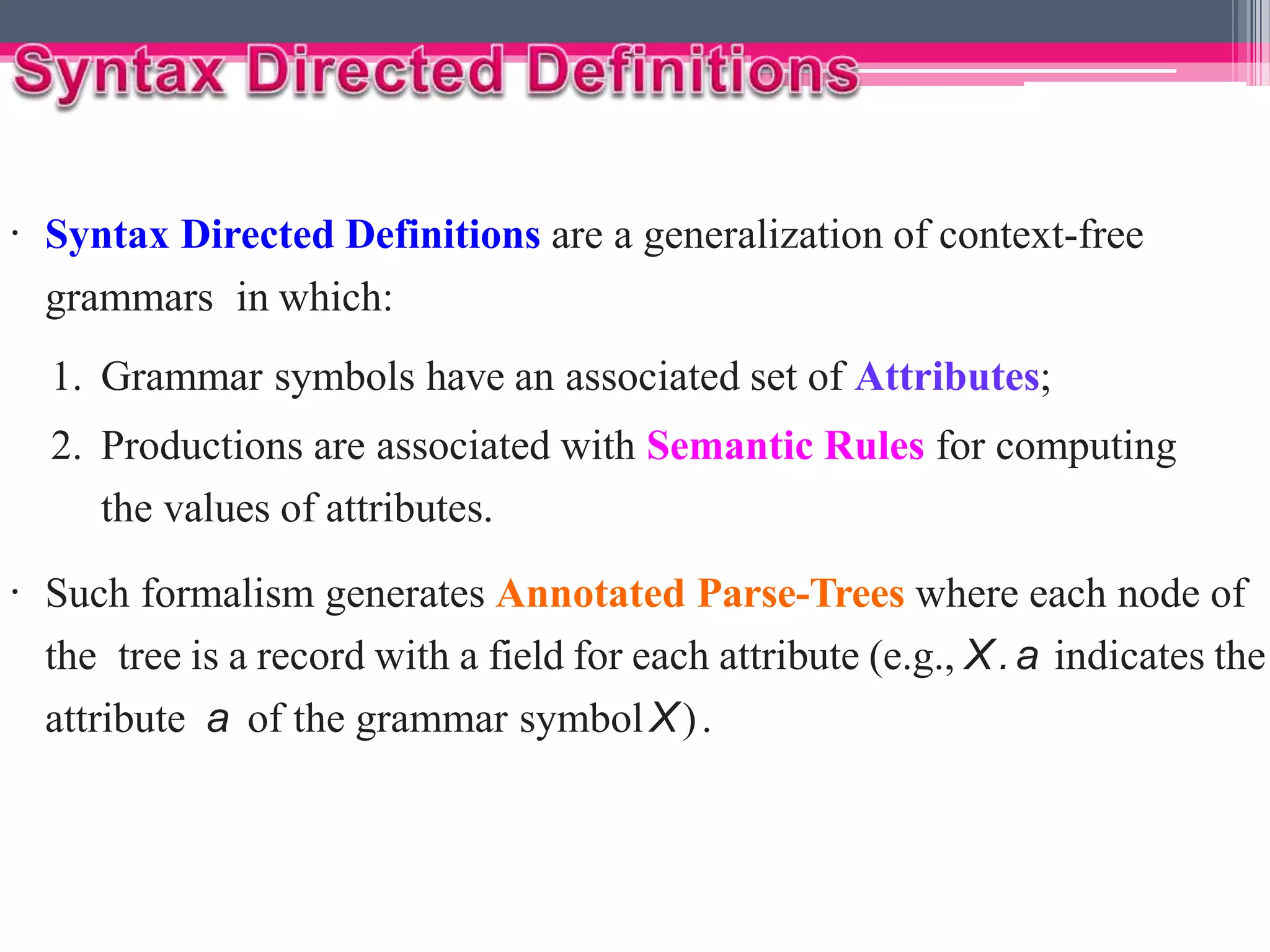 Lecture 10 Semantic Analysis 01 Ppt