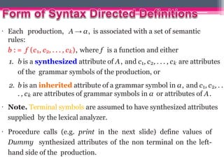 Lecture 10 semantic analysis 01 | PPTX