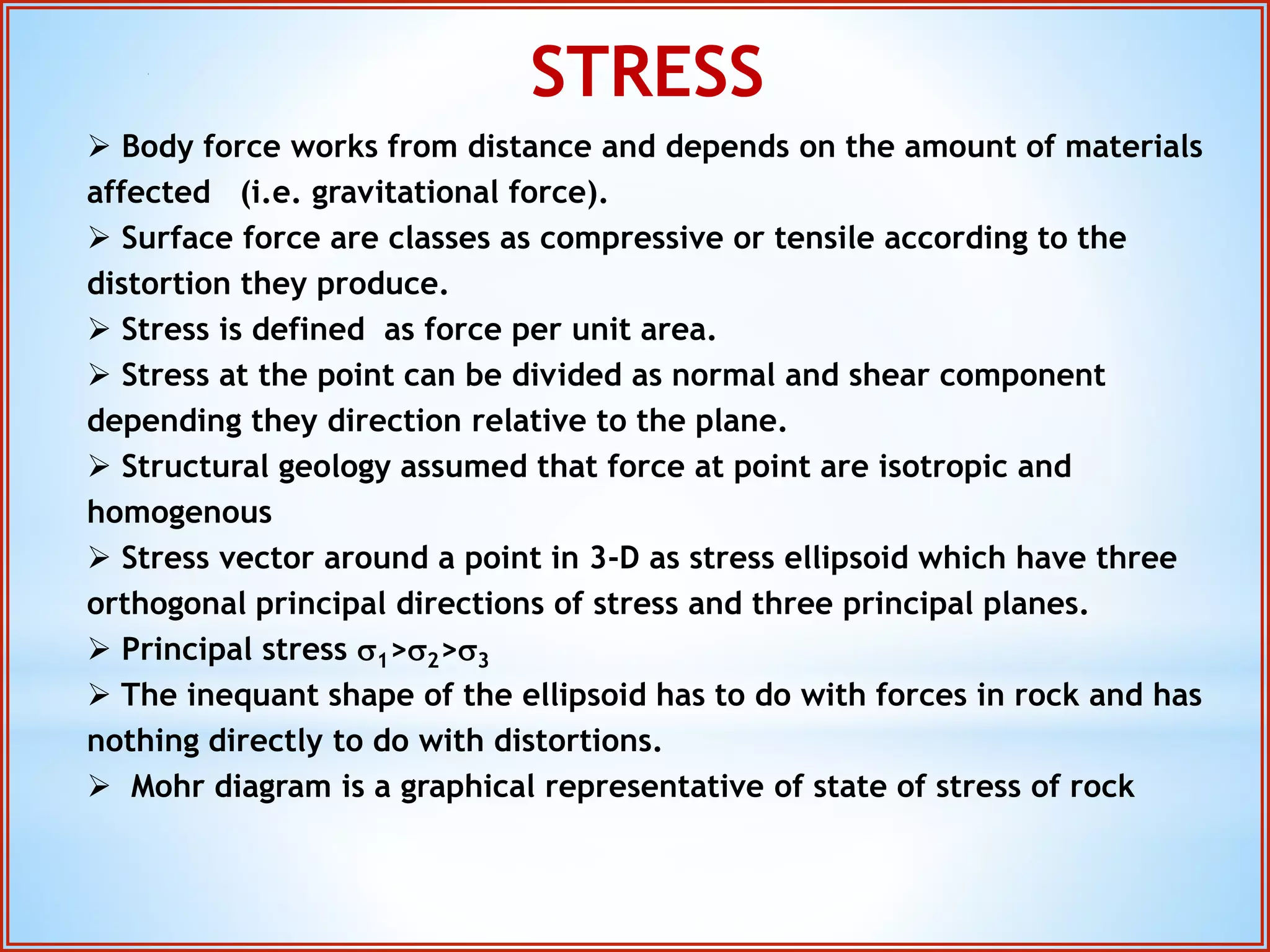 Structural Geology & Stress | PPTX