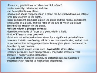 Structural Geology & Stress | PPTX