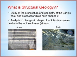 Structural Geology & Stress | PPTX