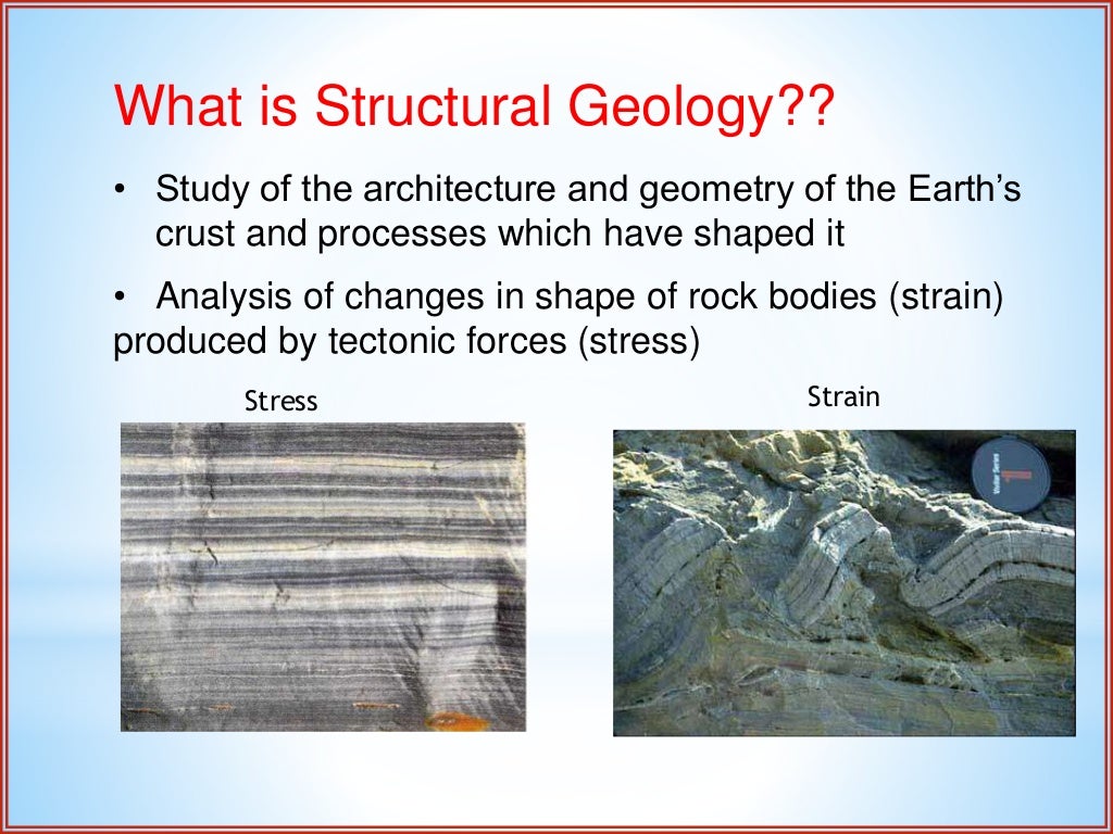 Structural Geology & Stress