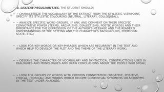 Stylistics analysis of the literary text.pptx