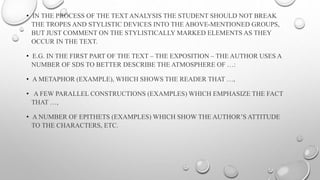 Stylistics analysis of the literary text.pptx