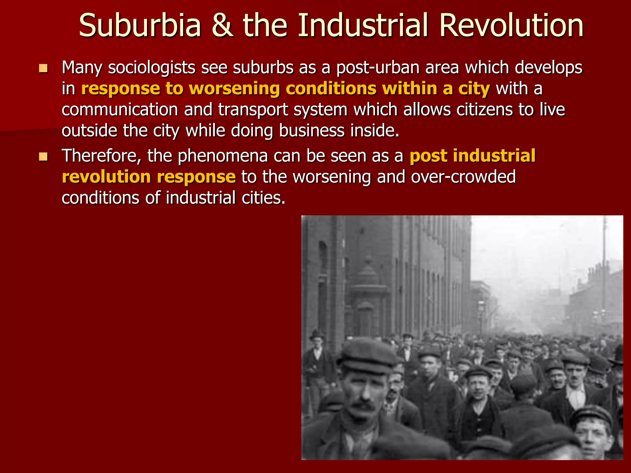 Lecture10 the rise of suburbia ; the modern house | PPT